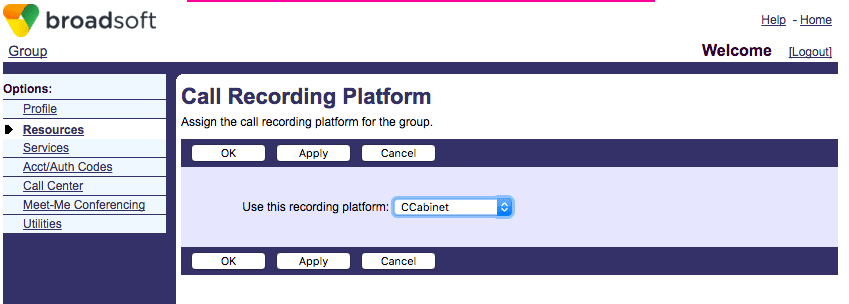 Setup BroadWorks for BroadSoft SIPREC Recording